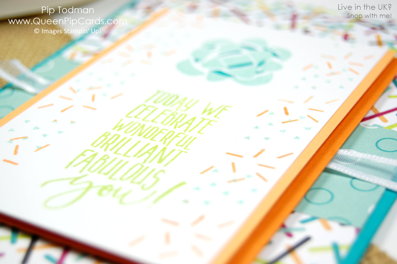 Picture Perfect Birthday Sprinkles Card Idea - Queen Pip Cards