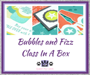Bubbles and Fizz Class In A Box - Queen Pip Cards
