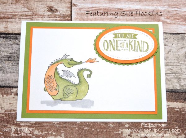 Cute Dragon from Magical Day - Queen Pip Cards