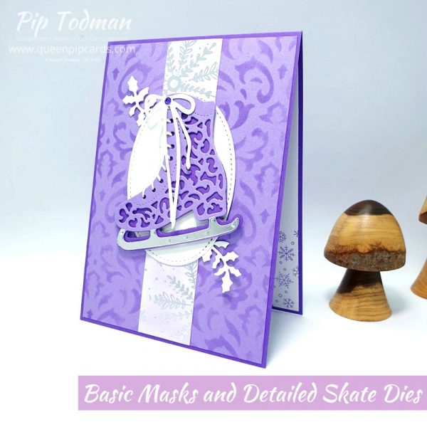 Basic Masks and Detailed Skate Dies - Queen Pip Cards