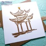 How To Use The NEW Stone Embossing Folder - Queen Pip Cards