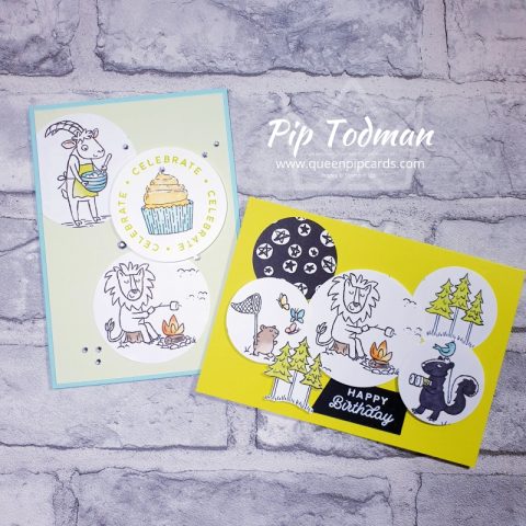 Stampin With Friends Animal Themed Card Ideas - Queen Pip Cards
